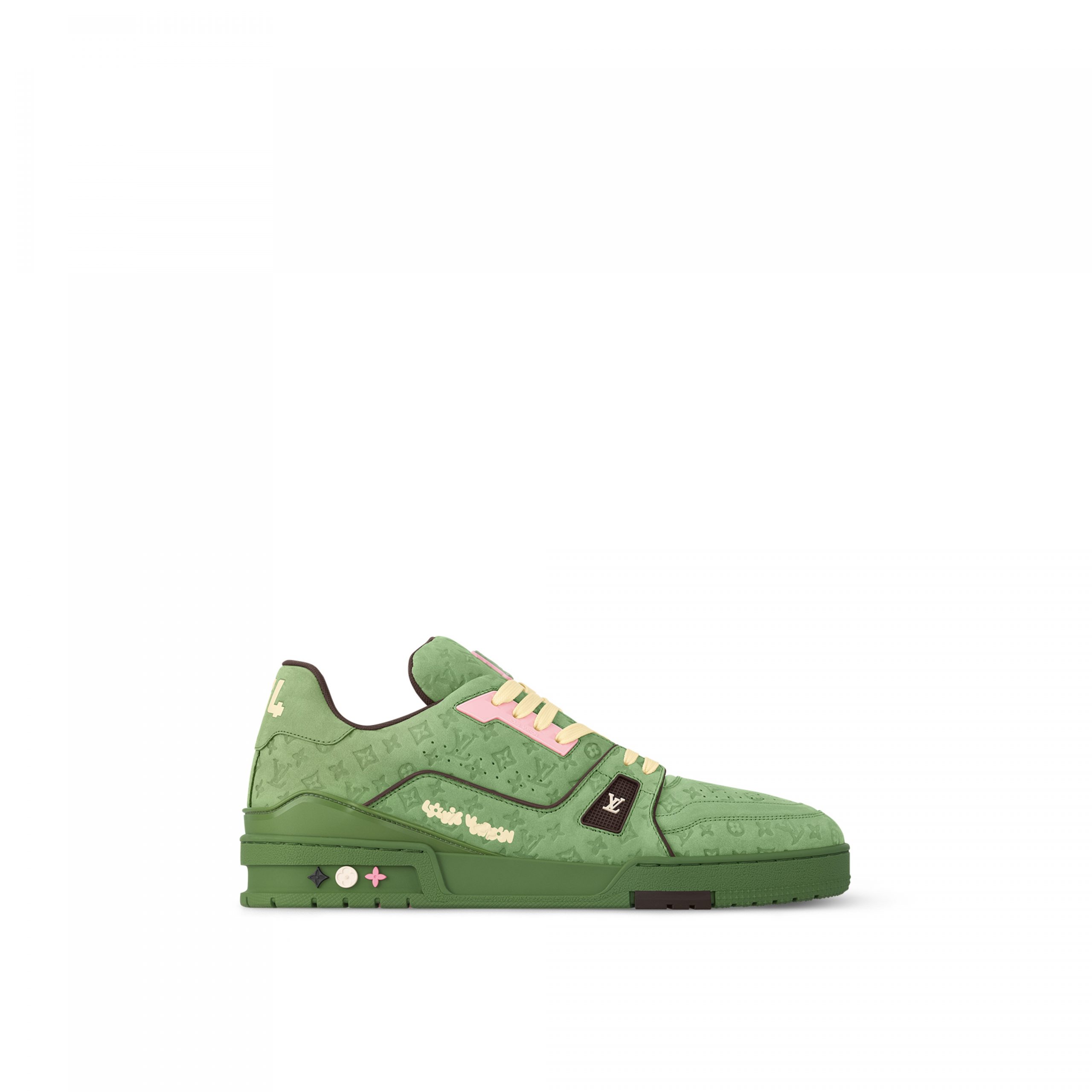 Outlet Louis Vuitton X Tyler 1ACR6H LV Trainer Sneaker Green Outlet Louis Vuitton X Tyler 1ACR6H LV Trainer Sneaker Green